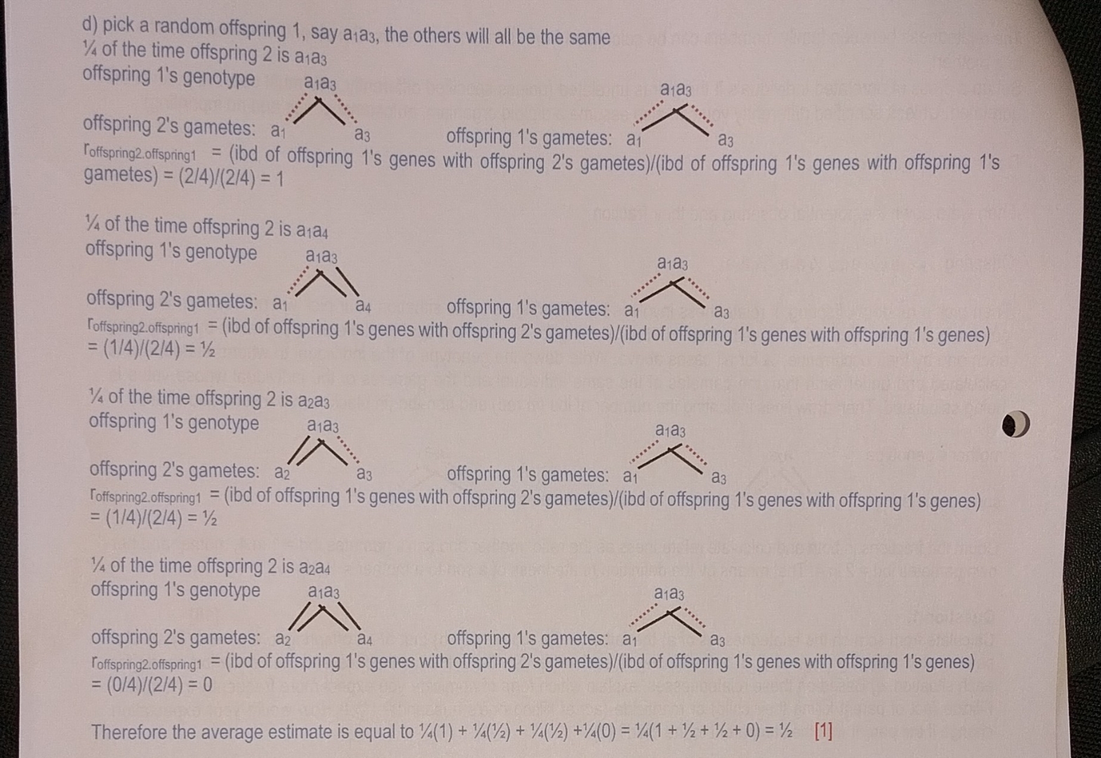 Solved This is a genetics question on kin selection.This | Chegg.com