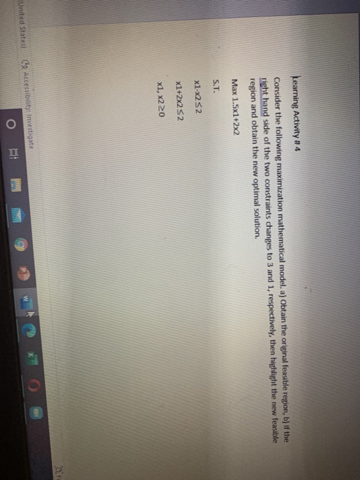 Solved Learning Activity #4 Consider the following | Chegg.com