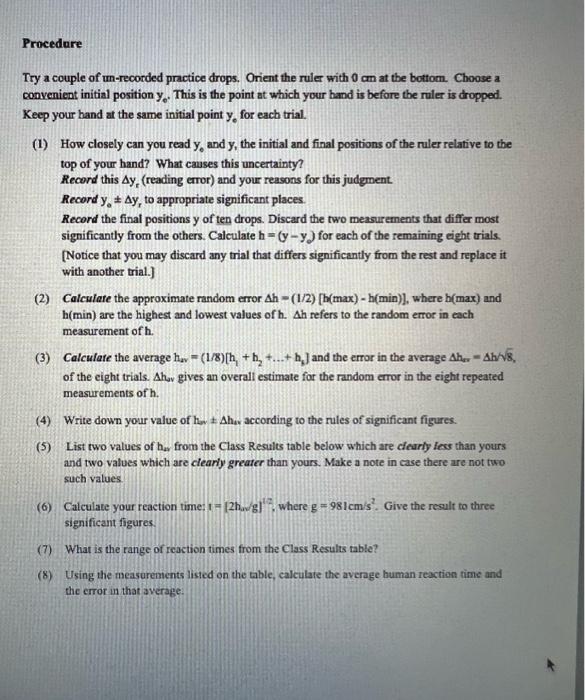 Solved Exercise 1: Eye-Hand Reaction Time Objectives - | Chegg.com