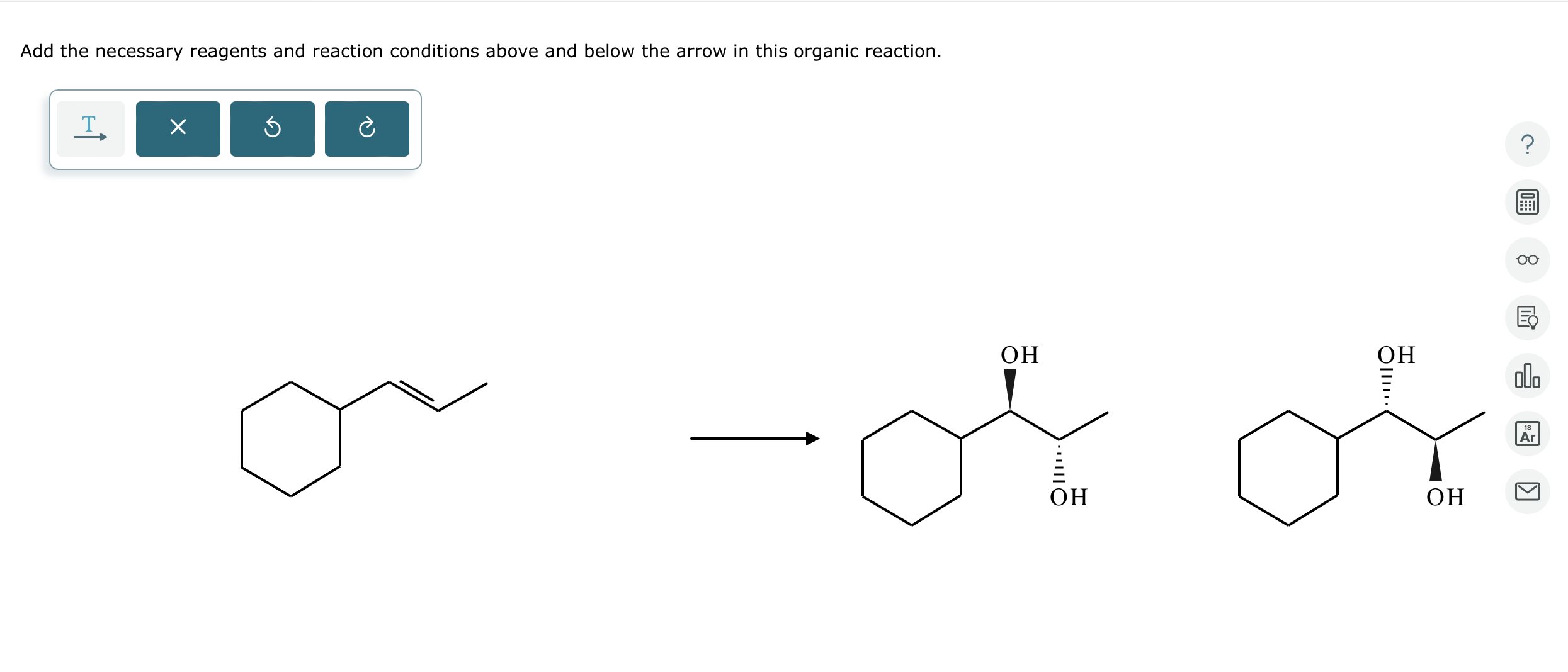 Solved Add the necessary reagents and reaction conditions | Chegg.com