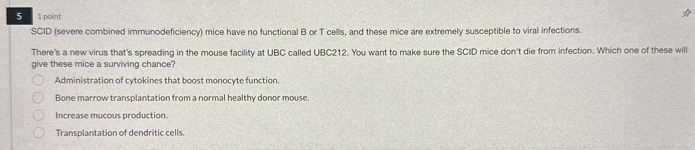 51 ﻿pointSCID (severe combined immunodeficiency) | Chegg.com