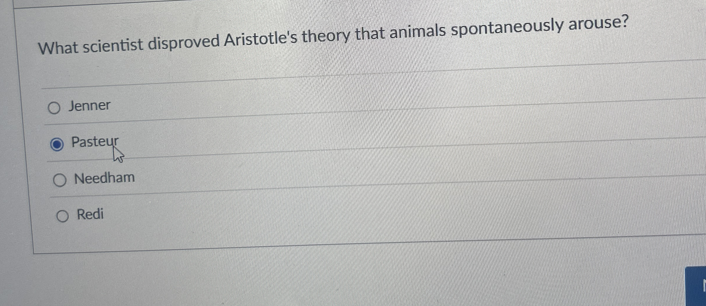 [Solved]: What scientist disproved Aristotle's theory th