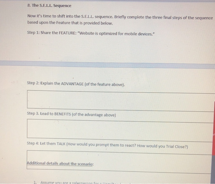 Solved 7. NEED PAYOFF QUESTION: write a probing “Need | Chegg.com