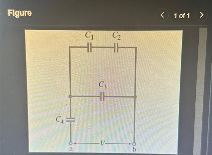 Solved In figure 1, suppose C1=C2=C3=C4=CPart A) Determine | Chegg.com