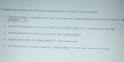 Solved Complete each statement by selecting the approphiale | Chegg.com