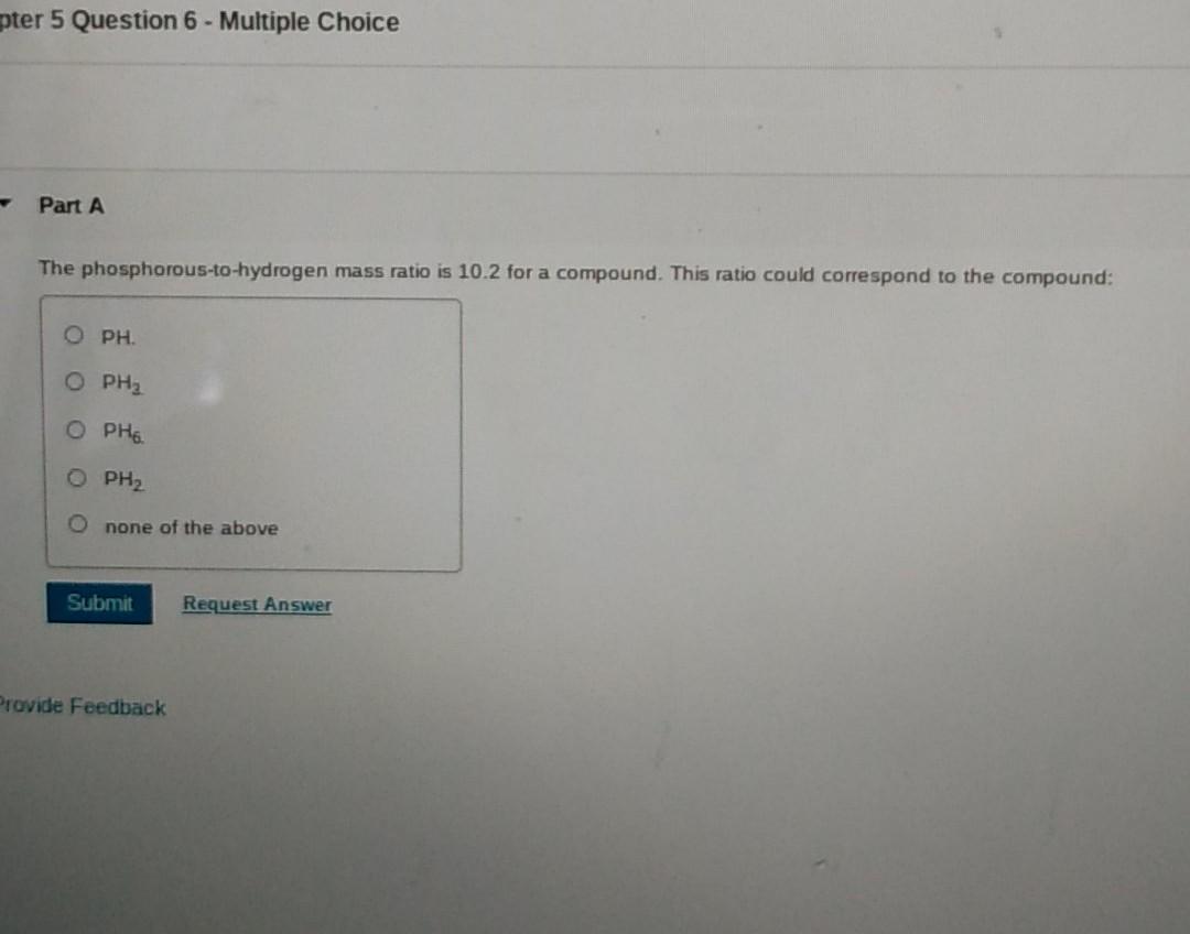 Solved pter 5 Question 6 - Multiple Choice Part A The | Chegg.com Solved pter 5 Question 6 - Multiple Choice Part A The | Chegg.com