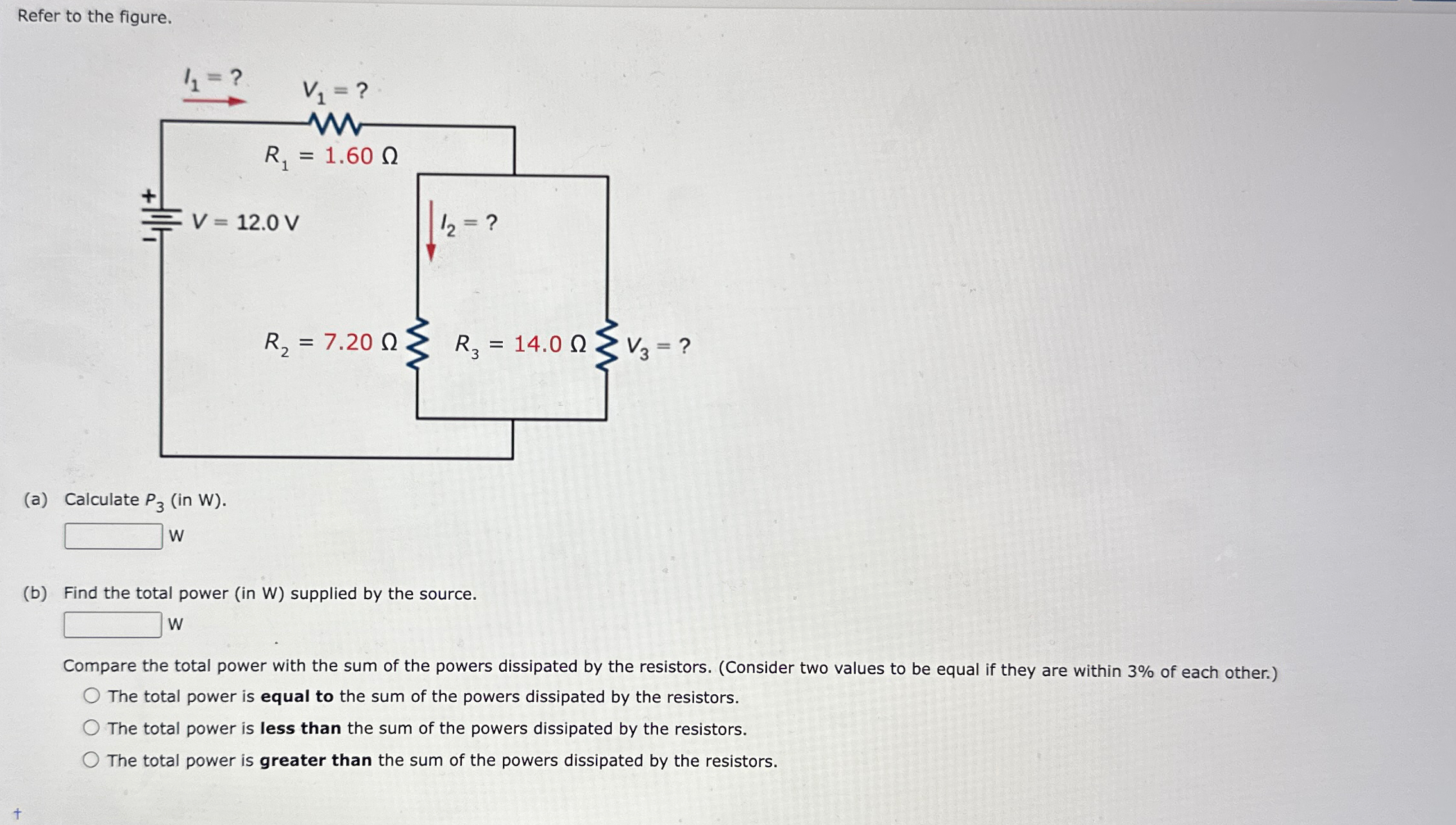 Solved Refer to the figure.(a) Calculate P3 (in W ).W(b) | Chegg.com Solved Refer to the figure.(a) Calculate P3 (in W ).W(b) | Chegg.com