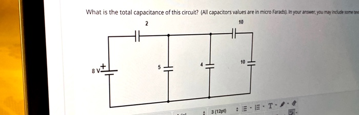 Solved What is the total capacitance of this circuit? (All | Chegg.com