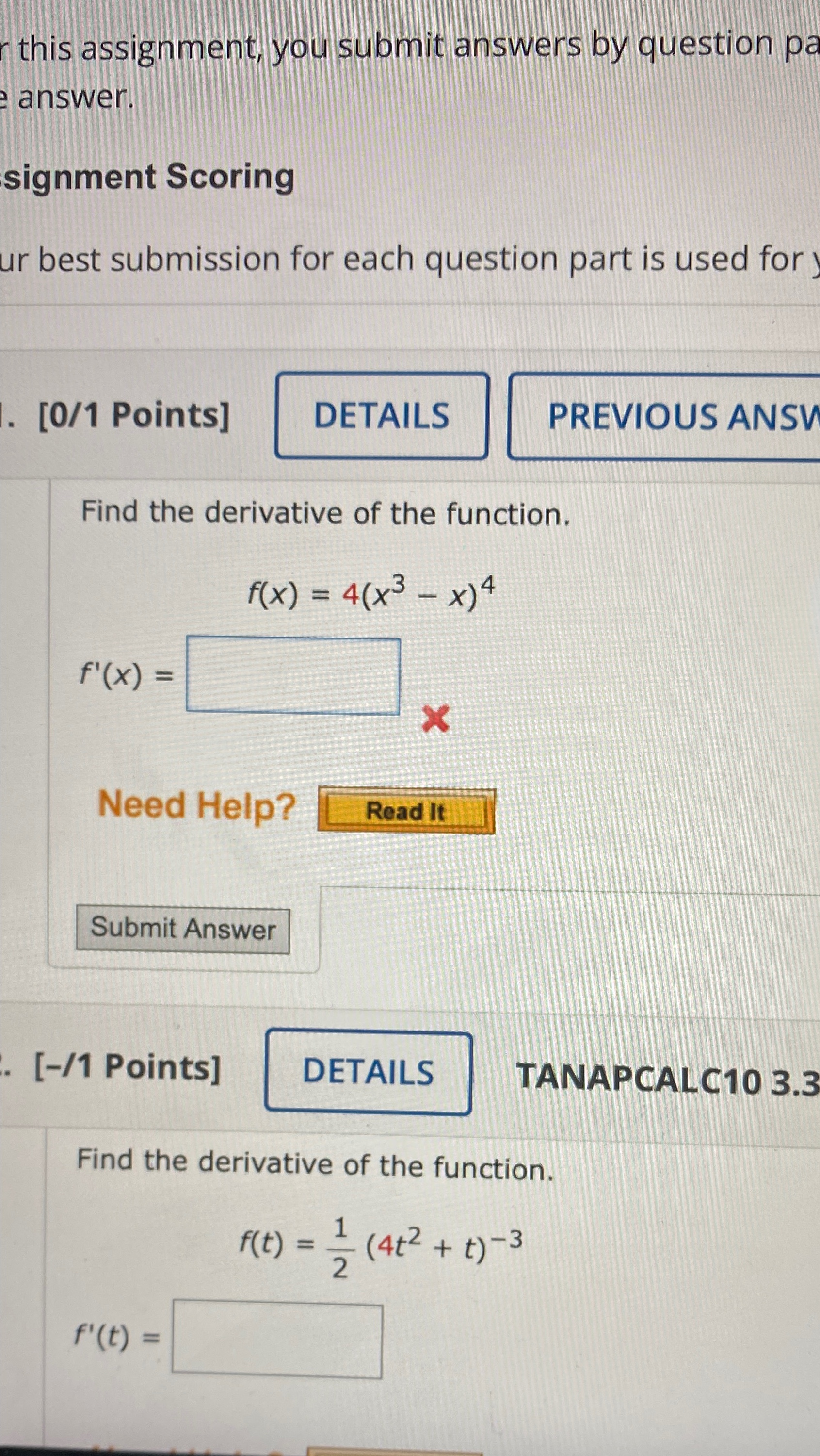 Solved this assignment, you submit answers by question pa | Chegg.com