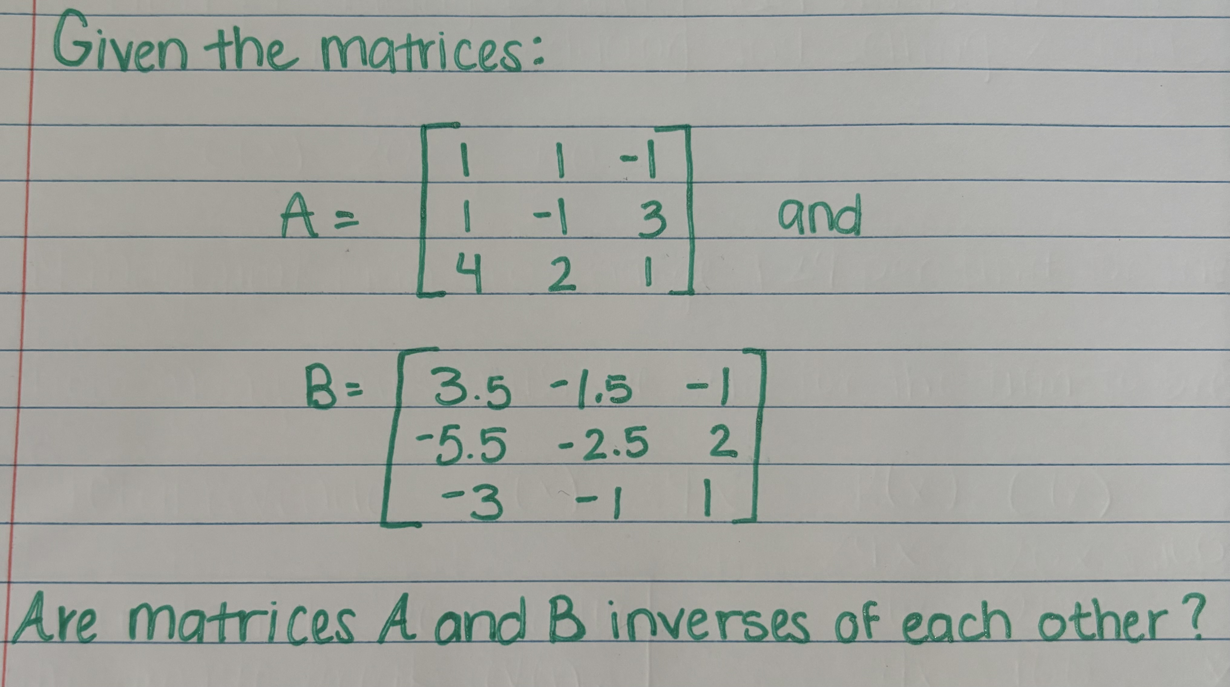 Solved Given the matrices:A=[11-11-13 421] ﻿and | Chegg.com