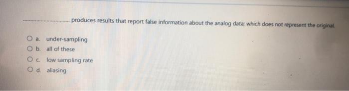 Solved produces results that report false information about | Chegg.com