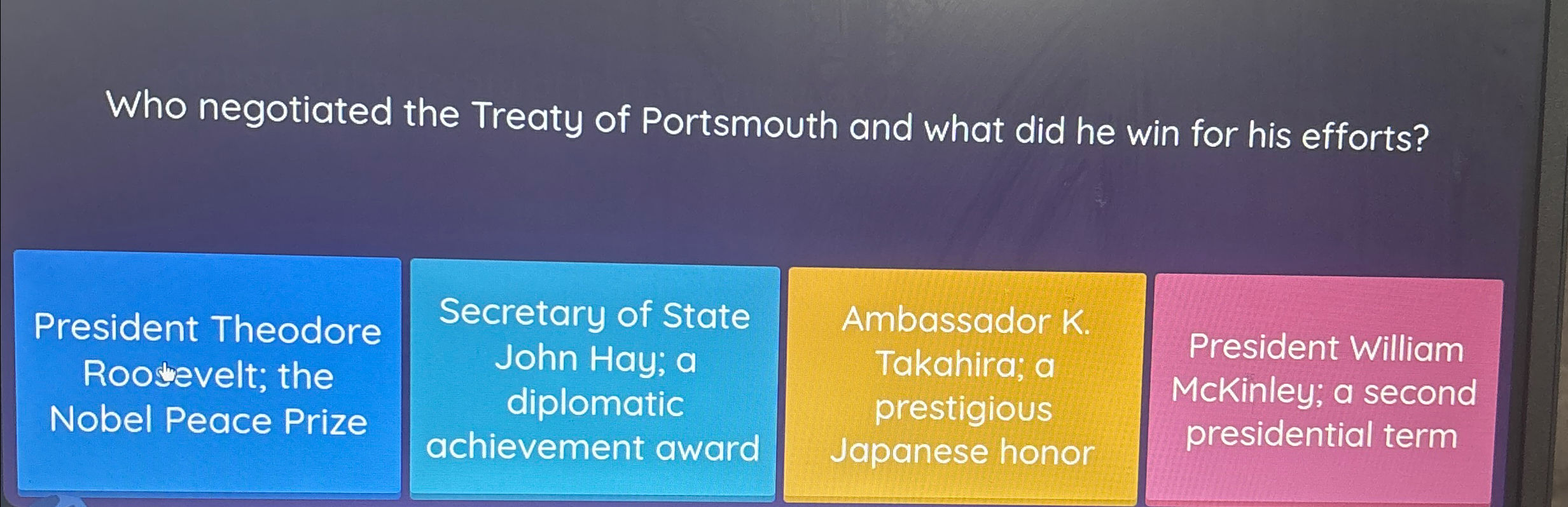 Solved Who negotiated the Treaty of Portsmouth and what did | Chegg.com