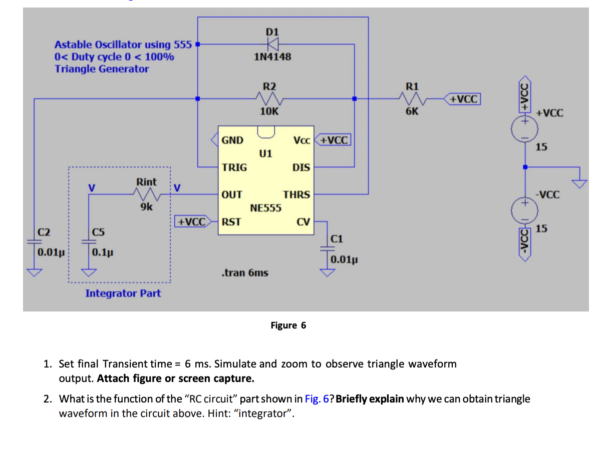 Solved a) ﻿Set final Transient time =6ms. ﻿Simulate and zoom | Chegg.com