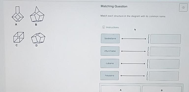 Solved ACBDMatching QuestionMatch each structure in the | Chegg.com