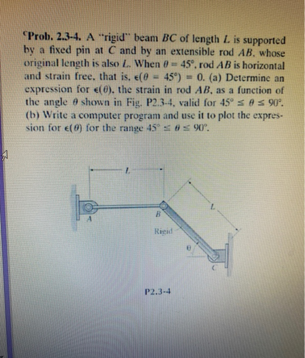 Solved Prob. 2.2-14. The three-member frame structure in | Chegg.com