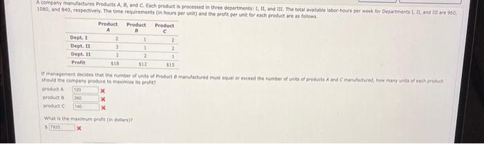 Solved READ THE QUESTION AND ADD FORMULA THAT PRODUCT B | Chegg.com
