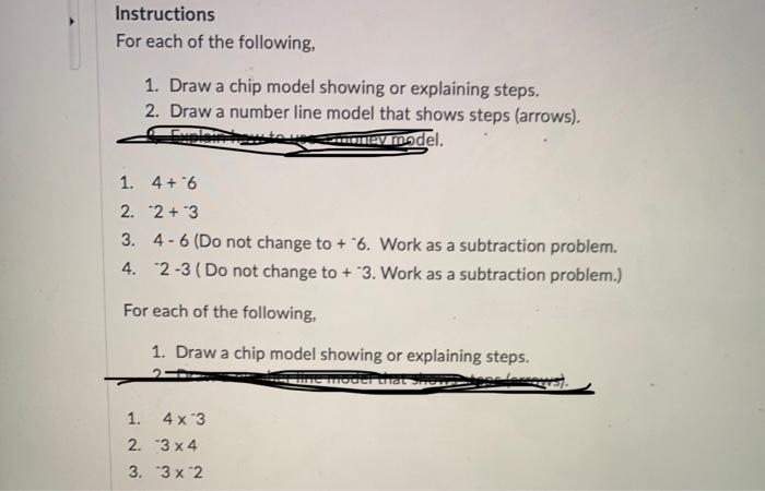 Solved Instructions For each of the following, 1. Draw a | Chegg.com