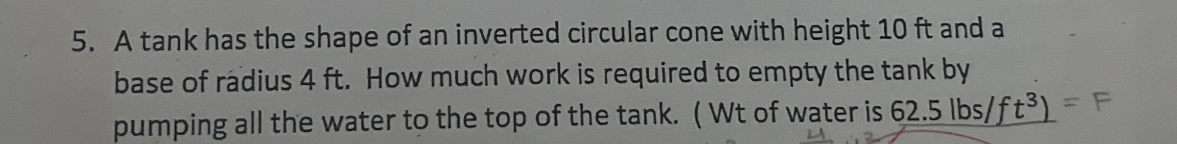 Solved by an EXPERT A tank has the shape of an inverted circular cone ...
