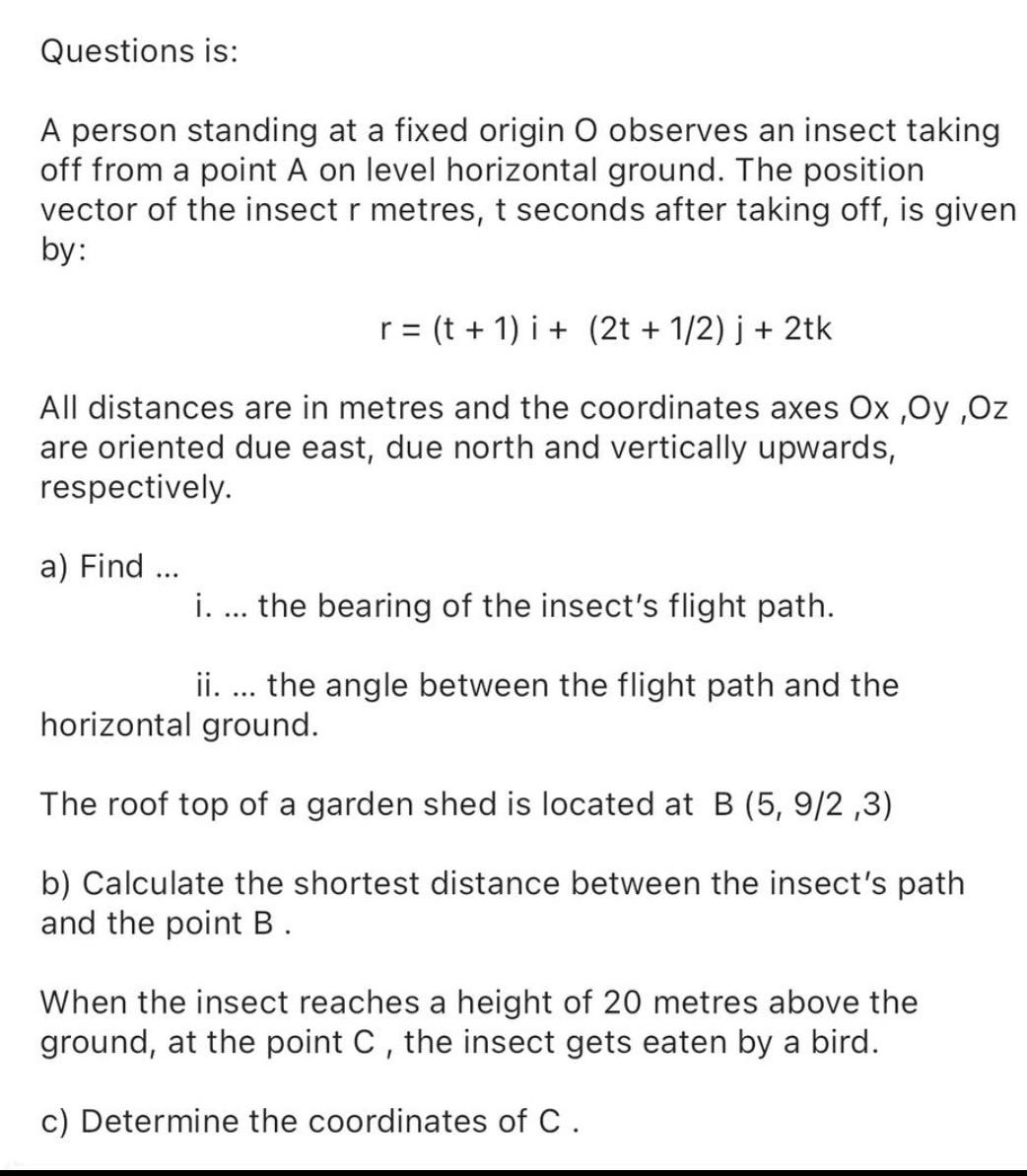 Solved Questions is: A person standing at a fixed origin O | Chegg.com