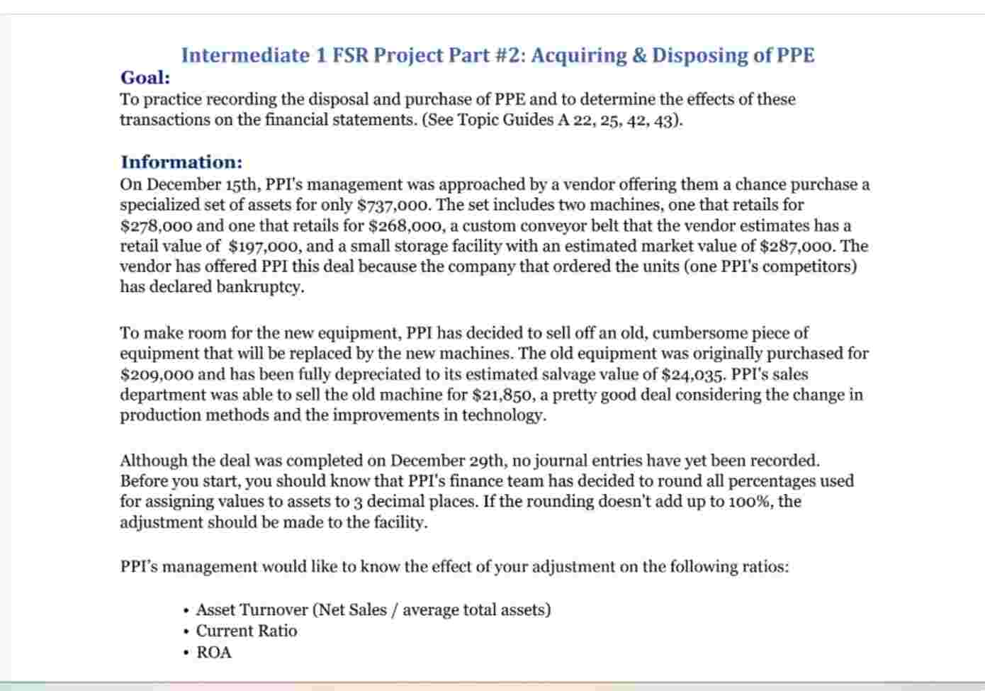 Using the information provided can you make the | Chegg.com