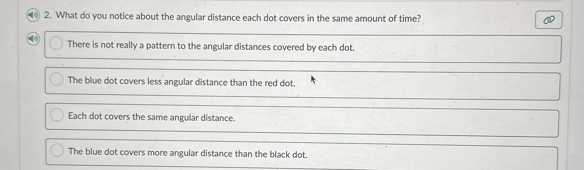 Solved What do you notice about the angular distance each | Chegg.com