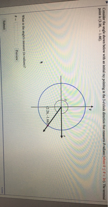 Solved In angle shown below with an initial ray pointing in | Chegg.com