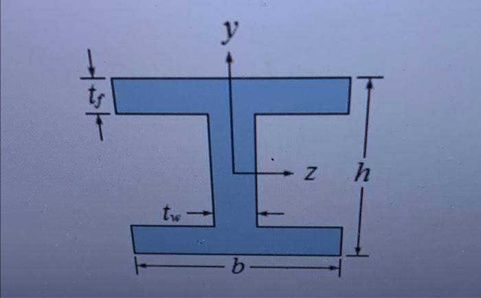 Solved - A column with a wide-flange section has a flange | Chegg.com