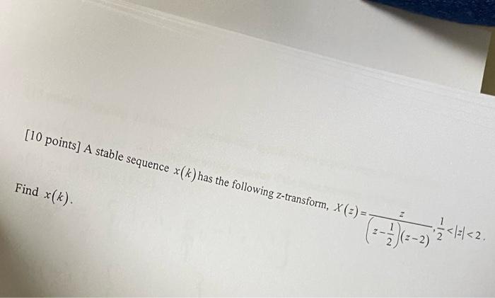 Solved Find x(k) | Chegg.com