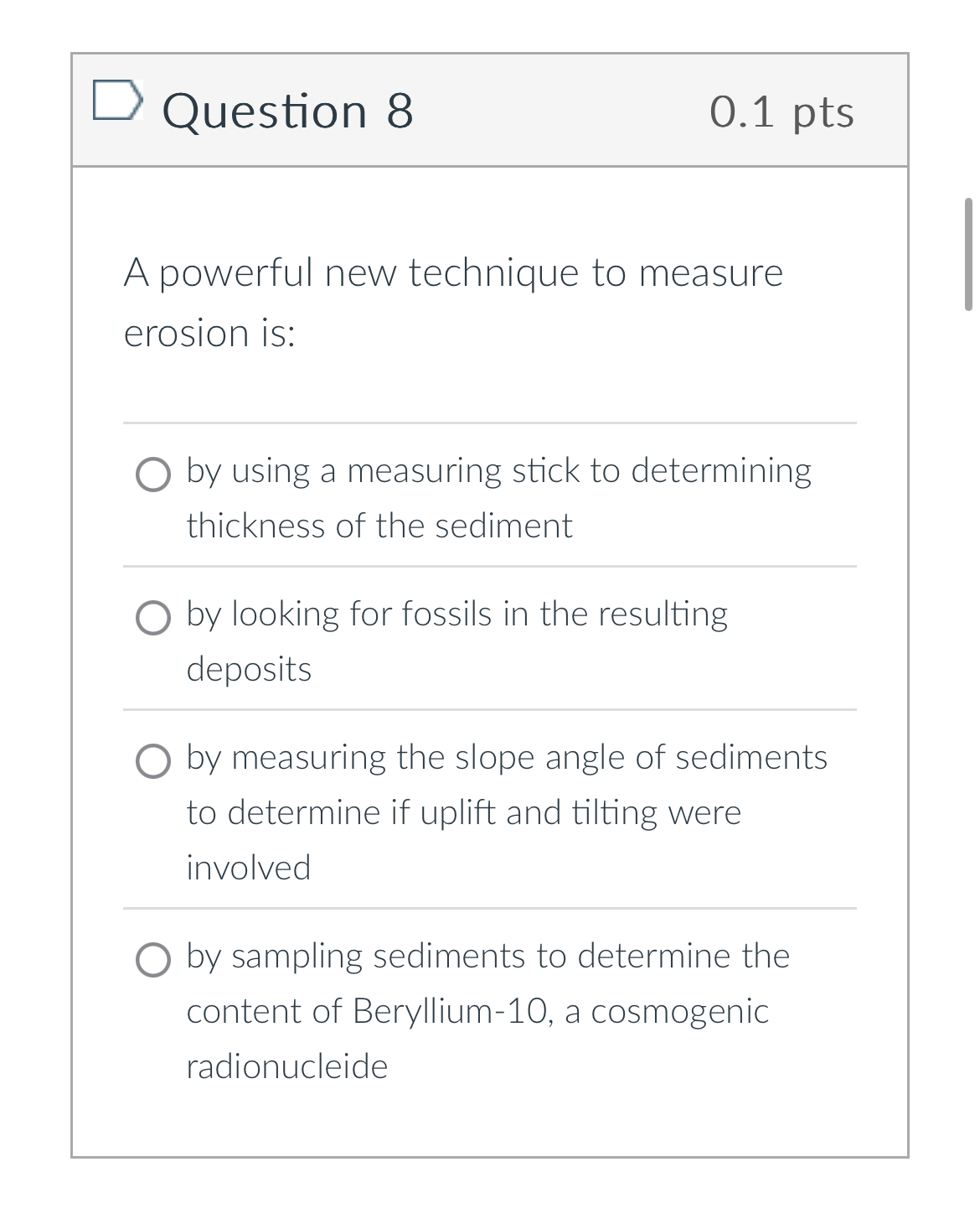 Solved Question 80.1 ﻿ptsA powerful new technique to measure | Chegg.com