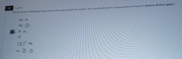 Solved 21 ﻿pointWhich of the following expressions are | Chegg.com