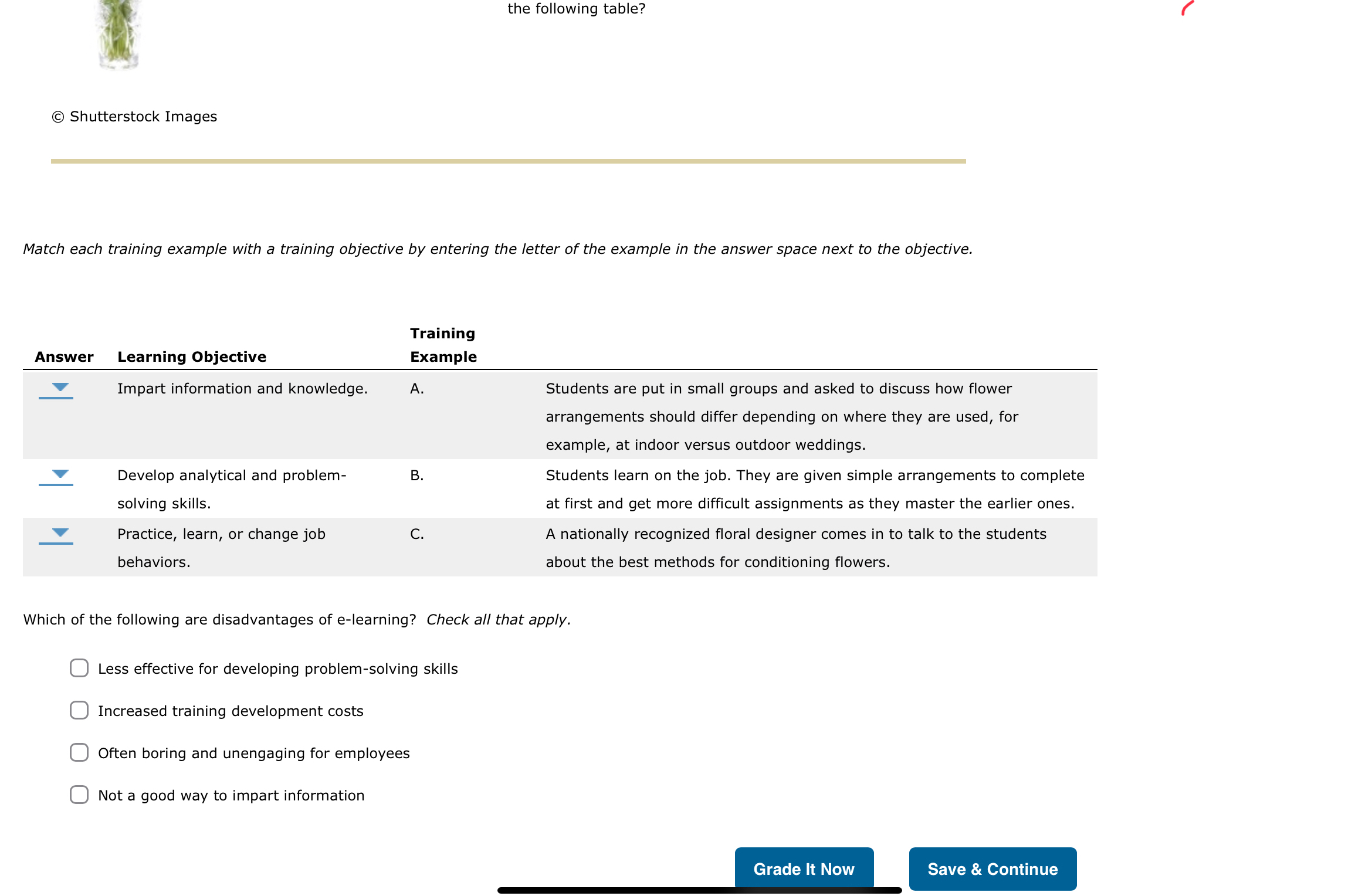 Solved Which of the following are disadvantages of | Chegg.com
