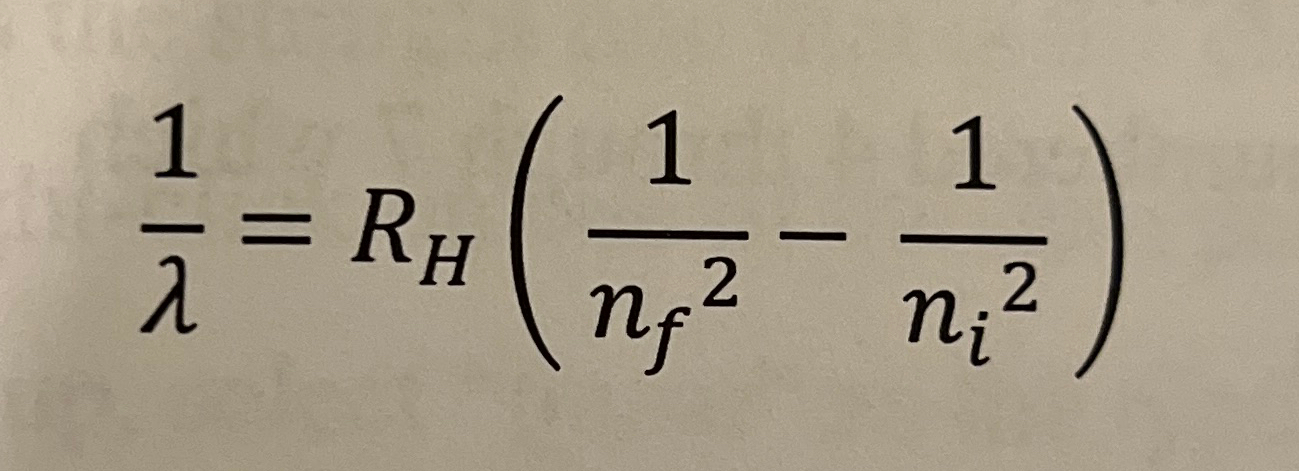Solved What is Rydberg's constant for my violet line of | Chegg.com
