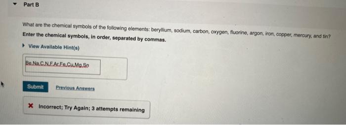 Solved Arrange the following elements in order of increasing | Chegg.com