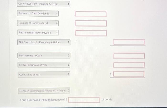 Solved Preparea statement of cash flows for 2025. (Show | Chegg.com