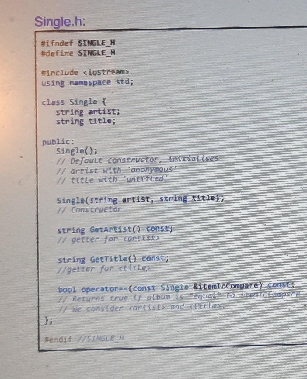 Solved 1. Task 1 - Single Charts (using stl::vector) page 5 | Chegg.com