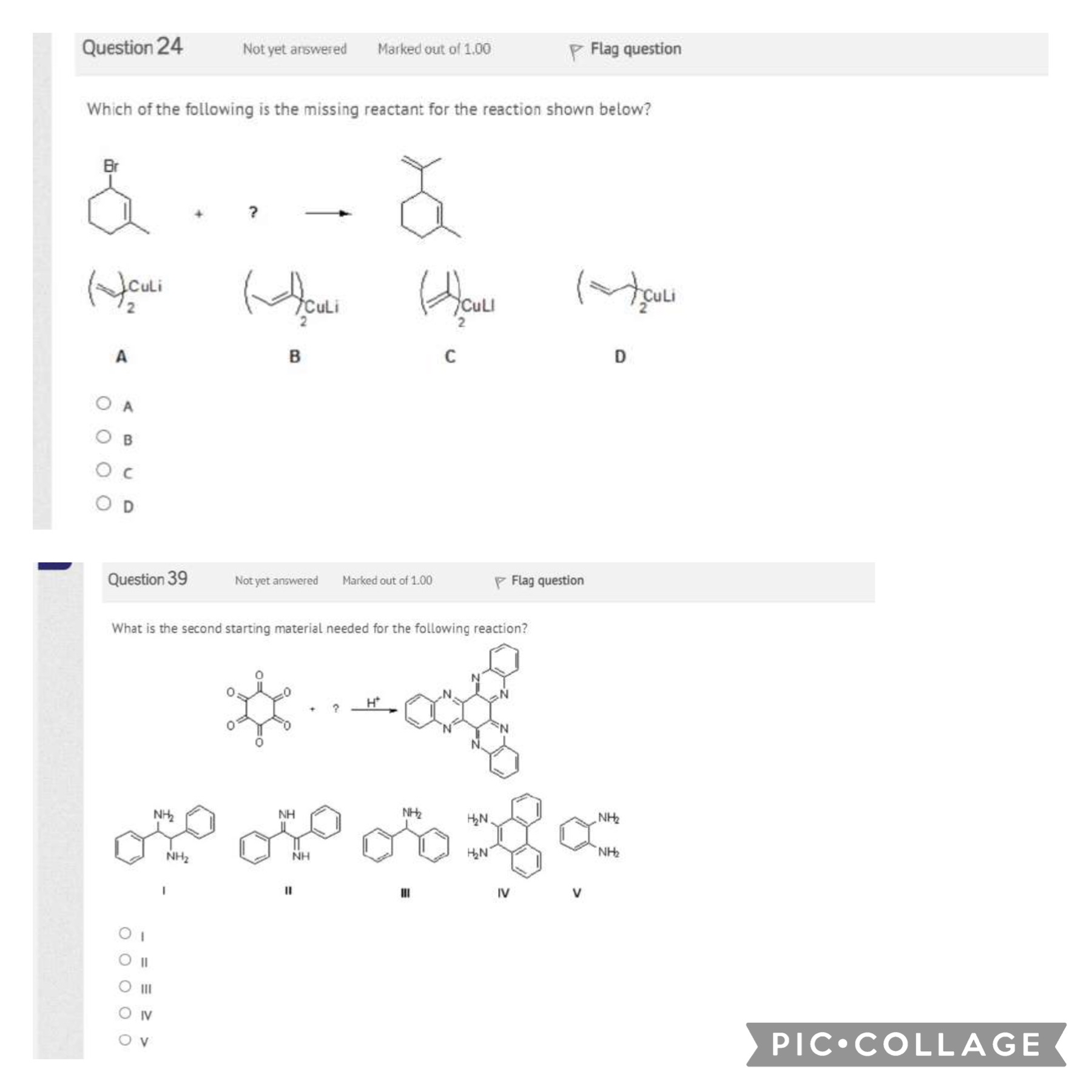 Solved Answer the following 2 ﻿organic chemistry questions? | Chegg.com
