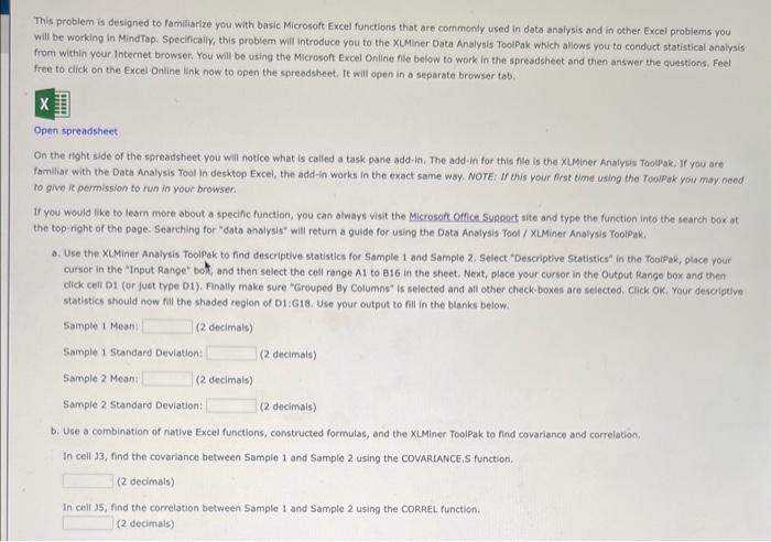 Solved This problem is designed to familiarize you with | Chegg.com