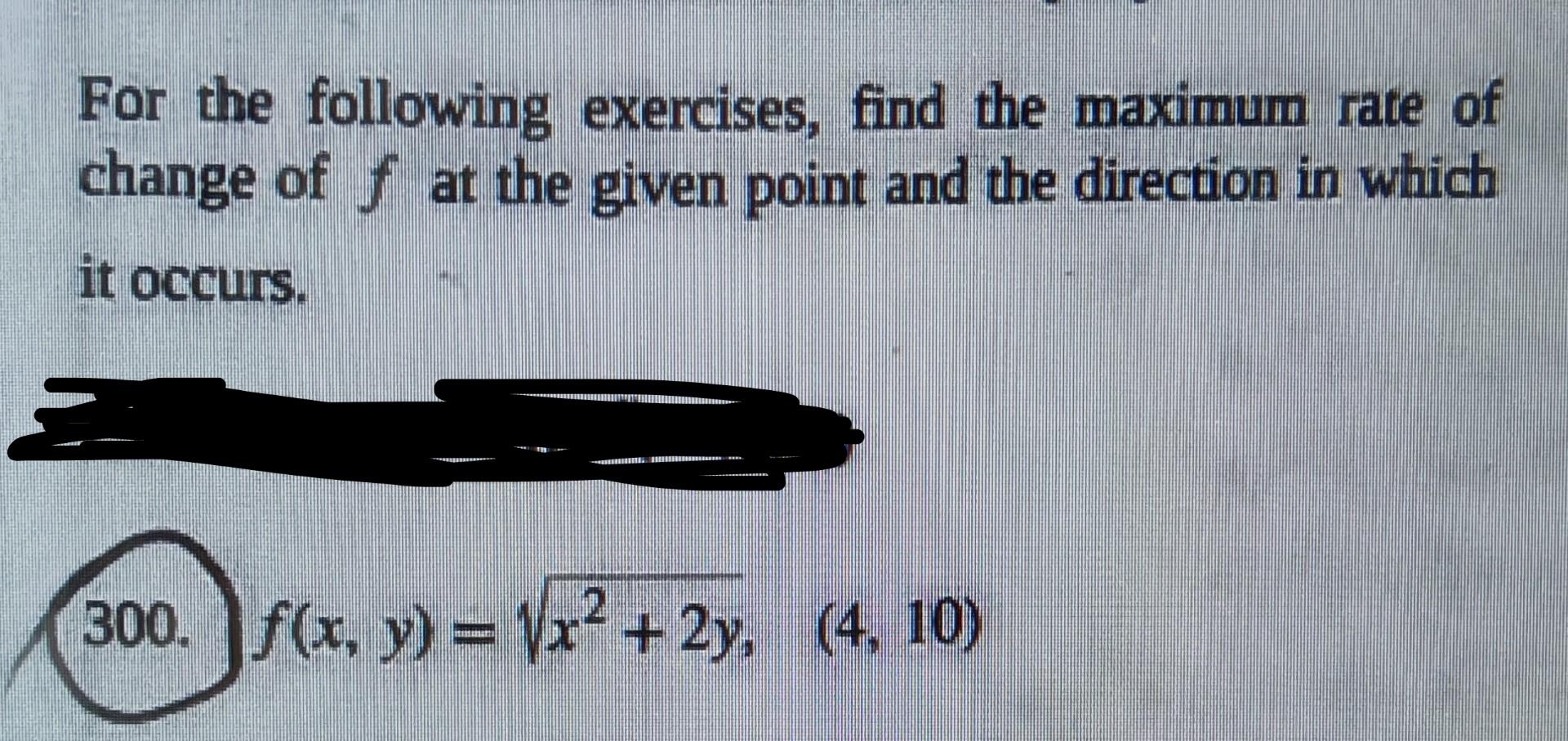 Solved For the following exercises, find the maximum rate of | Chegg.com
