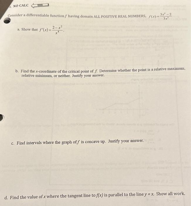 Solved Consider a differentiable function f having domain | Chegg.com
