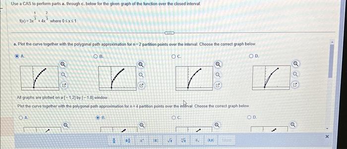 Solved f(x)=3x3+4x3 where 0≤x≤1 Plot the curve together with | Chegg.com