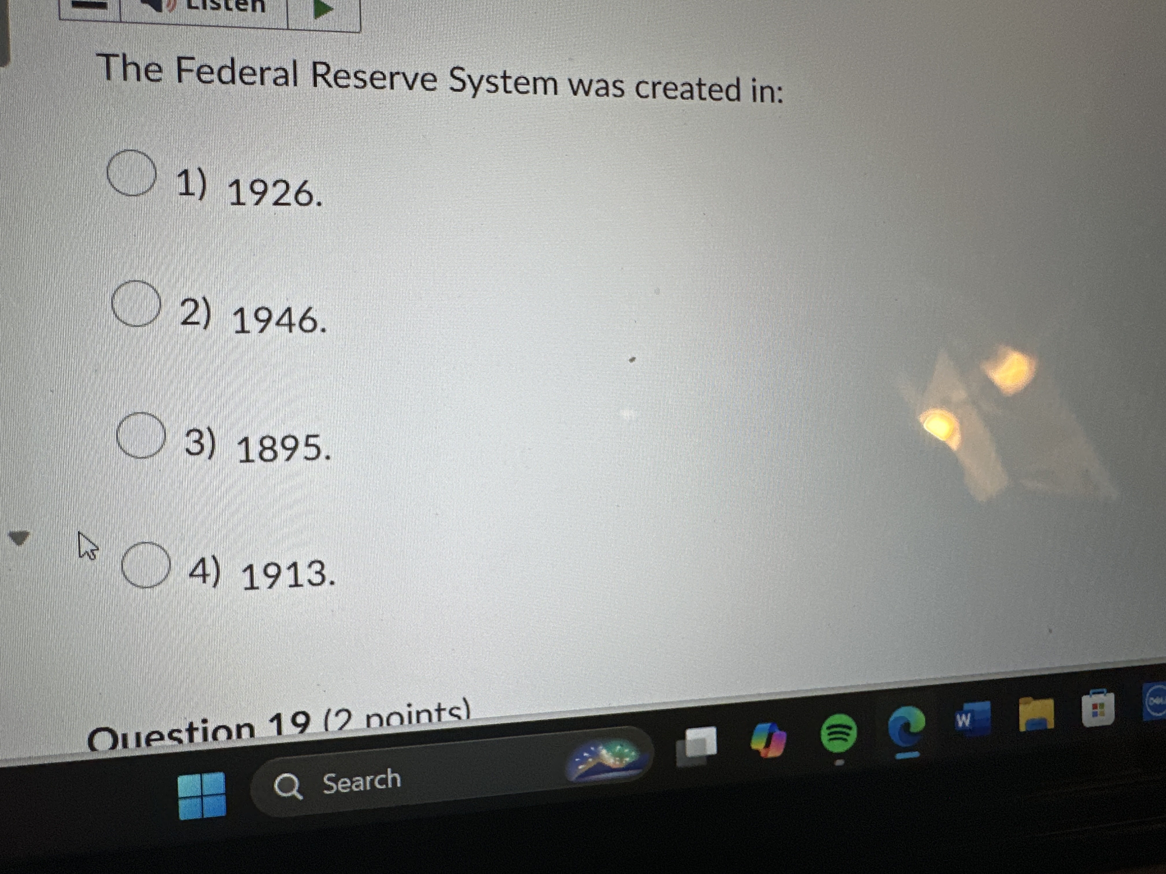 High Quality SOLUTION The Federal Reserve System was created | Chegg.com