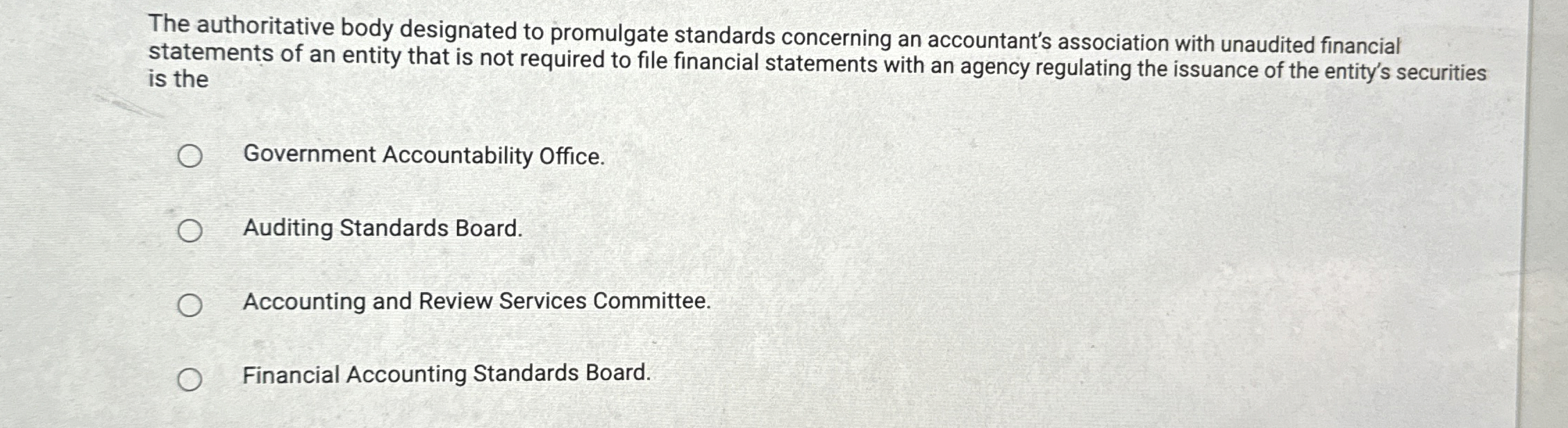 Solved The authoritative body designated to promulgate | Chegg.com