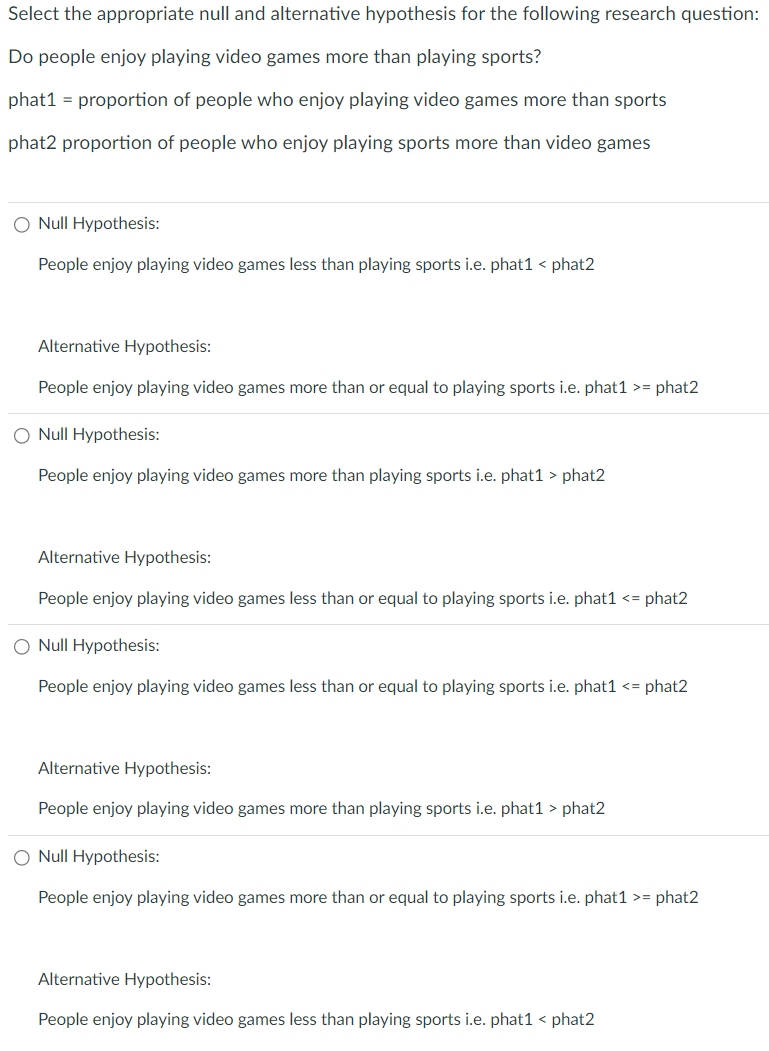 Solved Select the appropriate null and alternative | Chegg.com