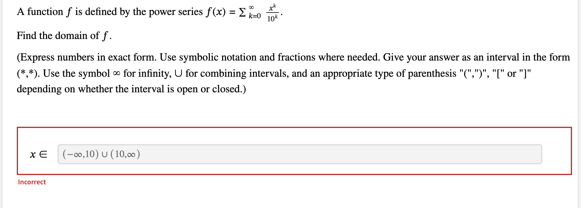 Solved A function f ﻿is defined by the power series | Chegg.com
