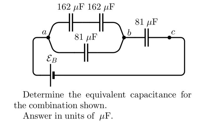 [solved] Determine The Equivalent Capacitance For The Comb