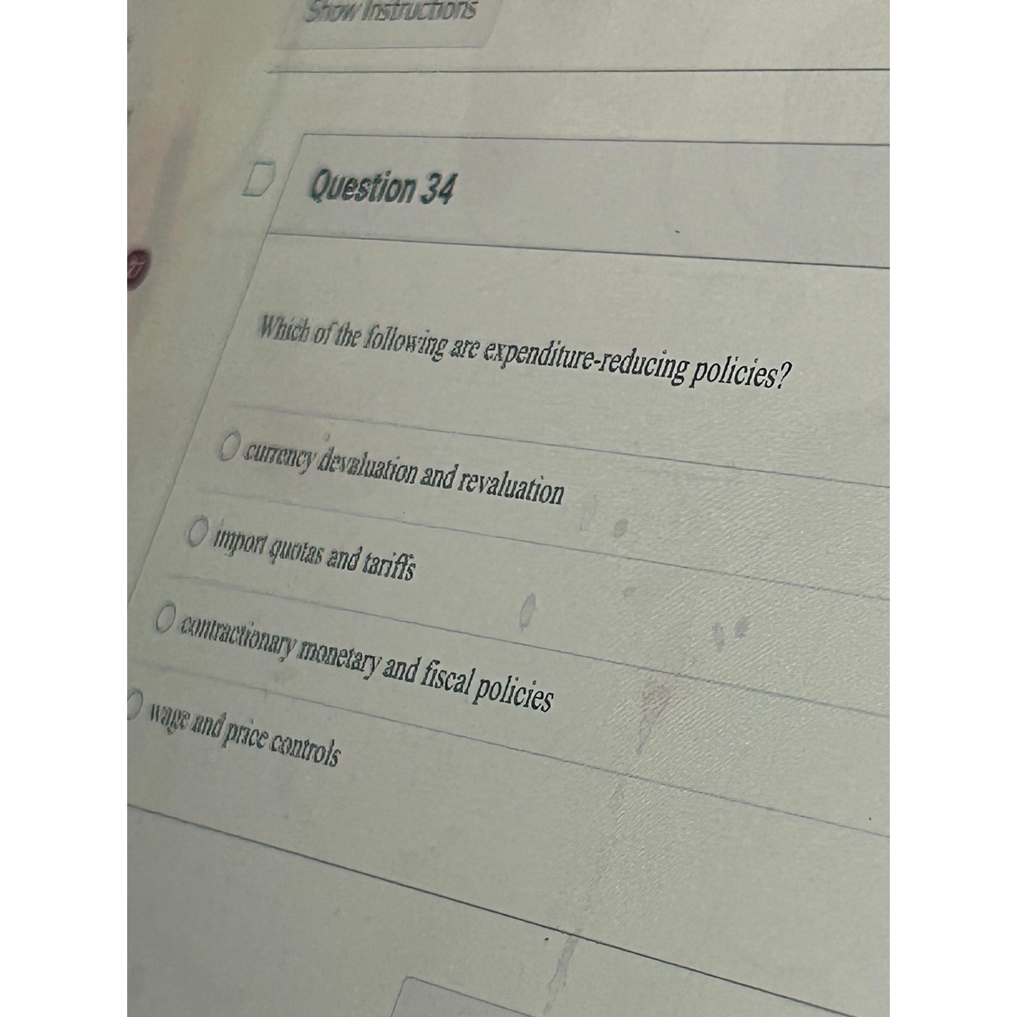 Solved Question 34Which of the following are | Chegg.com