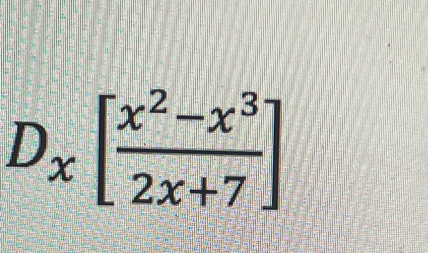 Solved Dx[x2-x32x+7] | Chegg.com