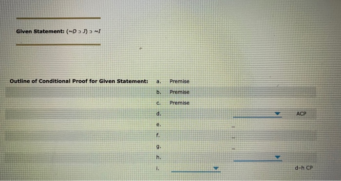 Solved For each given conditional statement, complete an | Chegg.com