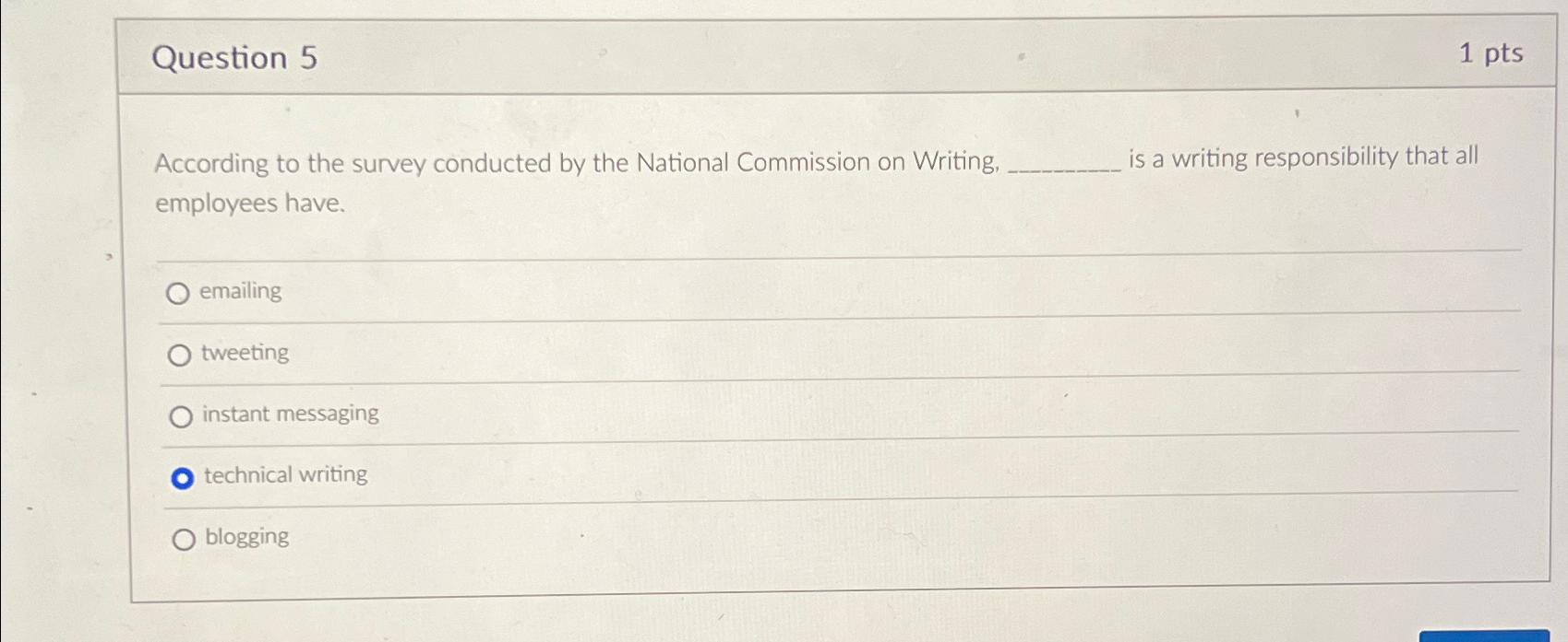 Solved Question 51 ﻿ptsAccording to the survey conducted by | Chegg.com