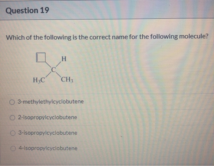 Solved /take Question 1 31 Which of the following formulas | Chegg.com